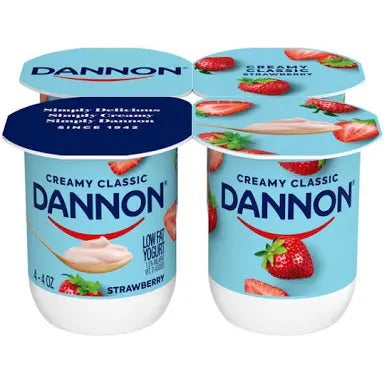 Dannon Yogurt - Strawberry - 4 pack – GroceriesToGo Aruba