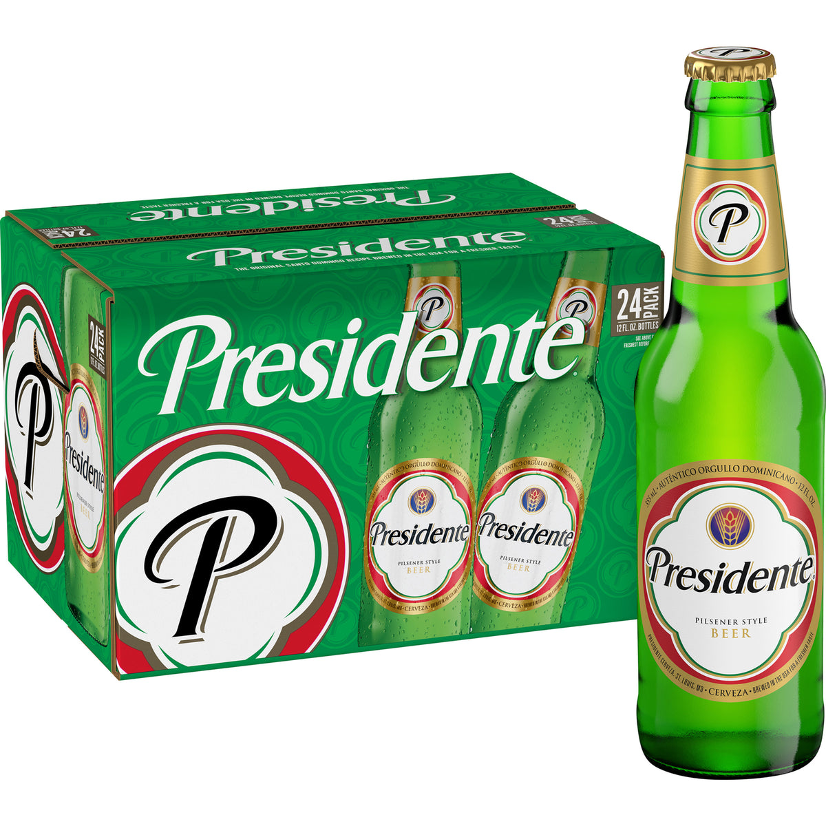 Presidente Beer Bottle 7oz, 24ct – GroceriesToGo Aruba