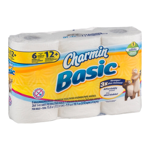 Charmin Basic Bathroom Tissue - 6ct | Convenient Online Grocery ...