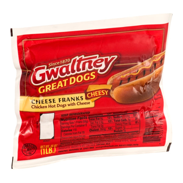 Gwaltney Great Dogs Cheese Franks – GroceriesToGo Aruba