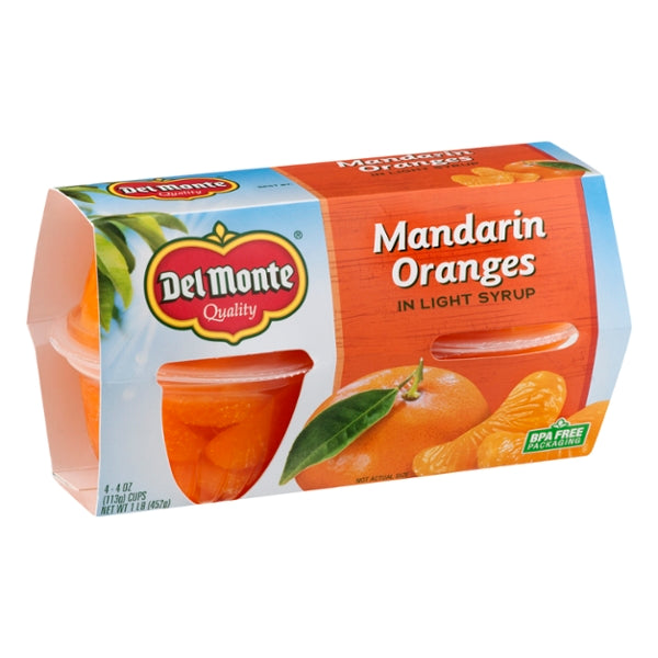 Del Monte Mandarin Oranges In Light Syrup - 4ct | Convenient Online ...