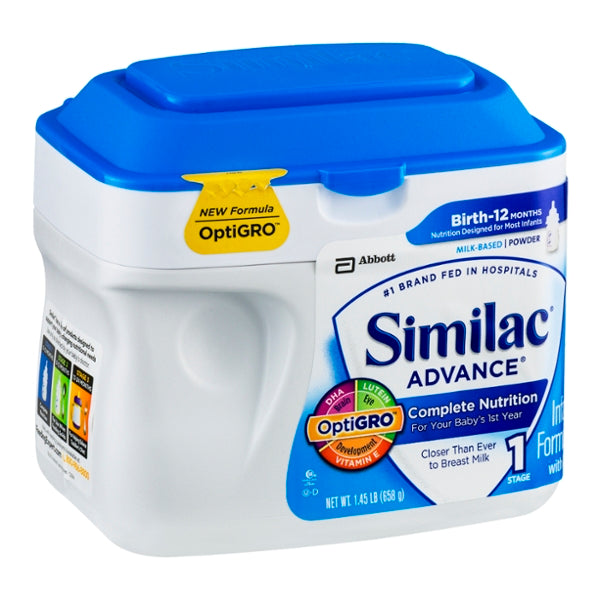 Similac Advance Optigro Infant Formula With Iron | Convenient Online ...