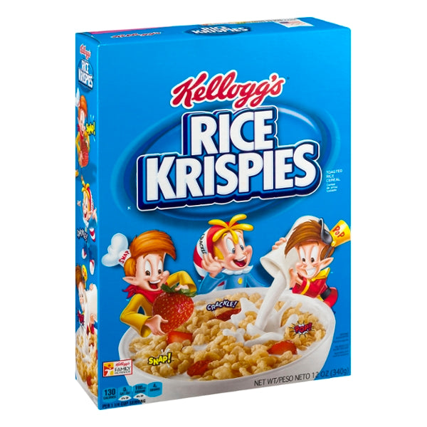 Kellogg'S Rice Krispies Toasted Rice Cereal | Convenient Online ...