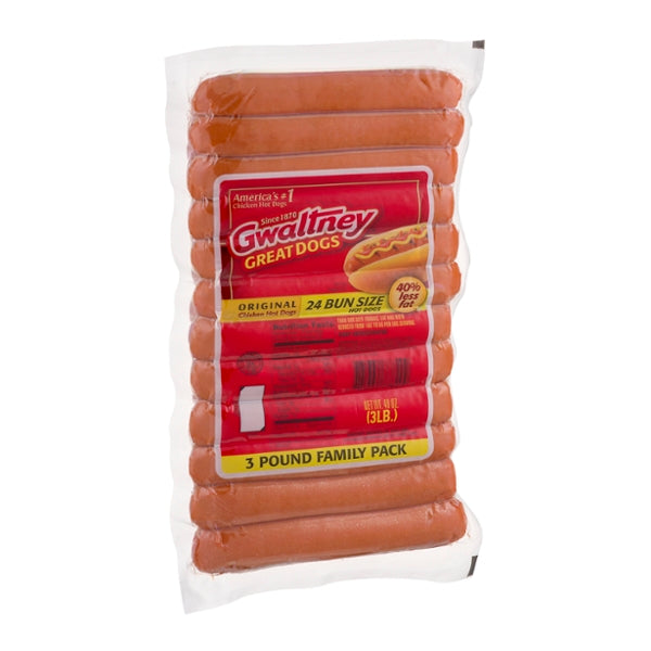 Gwaltney Great Dogs Original Chicken Hot Dogs – GroceriesToGo Aruba