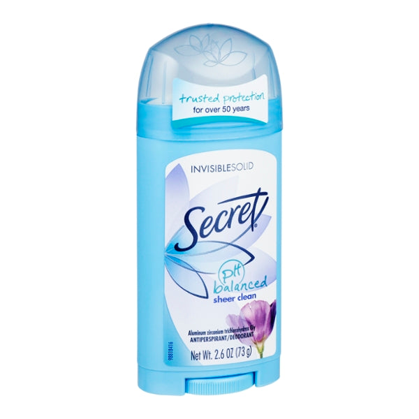Secret Invisible Solid Deodorant Sheer Clean | Convenient Online ...