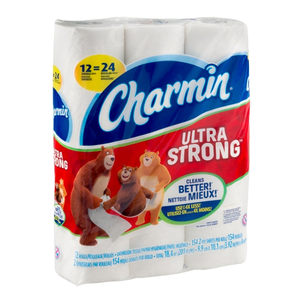Charmin Ultra Strong Bathroom Tissue Double Rolls | Convenient Online ...