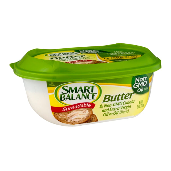 Smart Balance Butter Spreadable Canola & Extra Virgin Olive Oil Blend ...