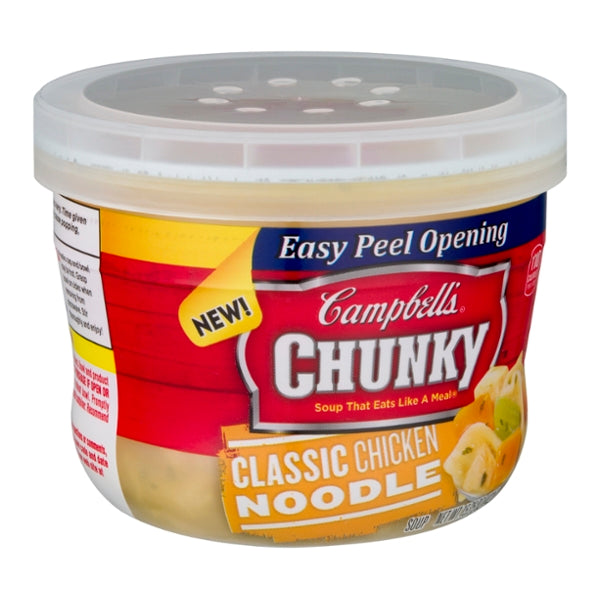 Campbell'S Chunky Easy Peel Opening Soup Classic Chicken Noodle Soup ...