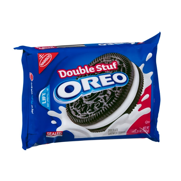 Nabisco Oreo Double Stuff Chocolate Sandwich Cookie 15.35oz ...