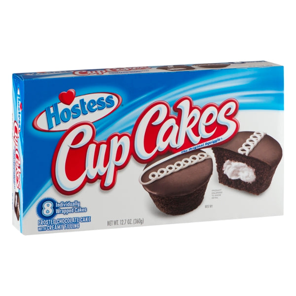 Hostess Cup Cakes Frosted Chocolate Cake With Creamy Filling 12.70oz ...