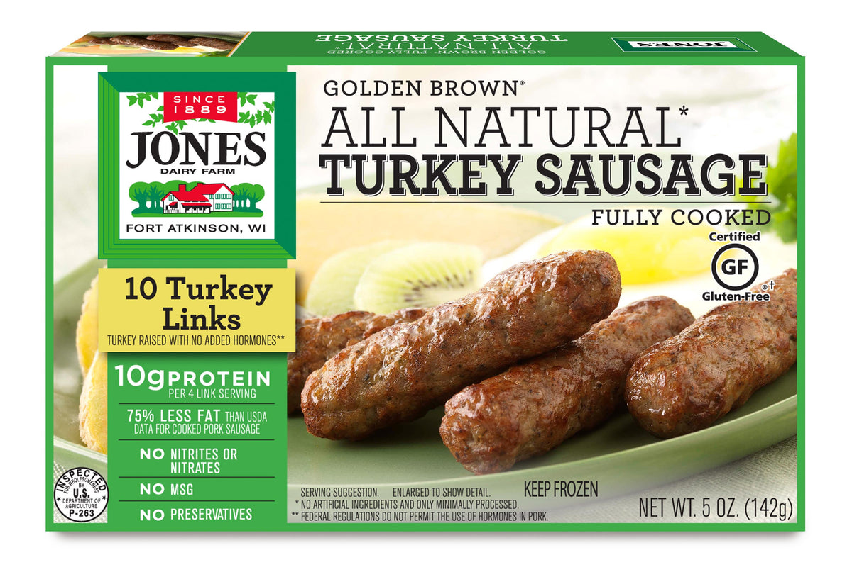 Jones Golden Brown Turkey Sausage 5oz | Convenient Online Grocery ...